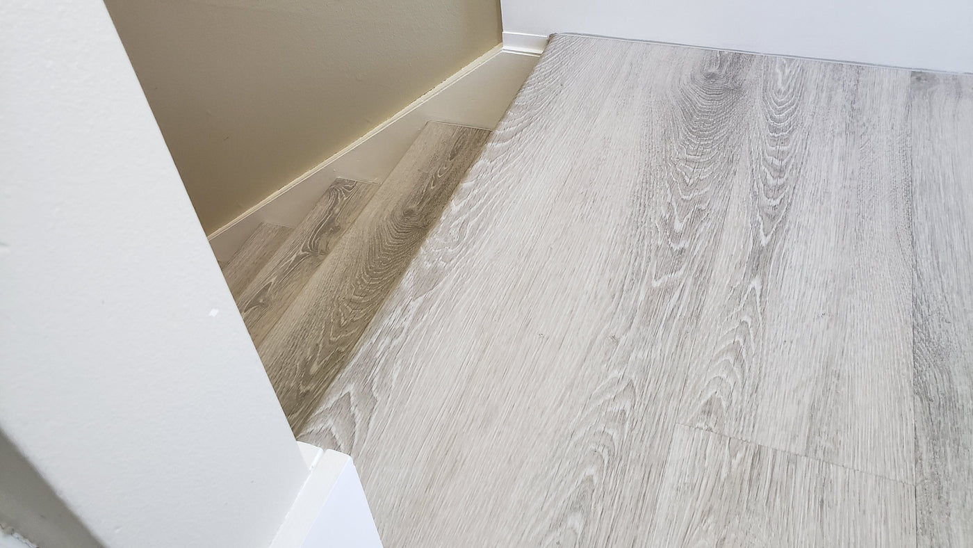 Luxury Vinyl Treads: Lifeproof Vinyl Plank Stair Nosing
