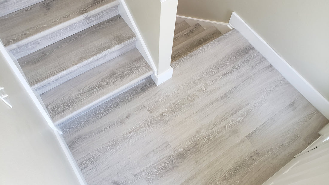 Luxury Vinyl Treads: Lifeproof Vinyl Plank Stair Nosing