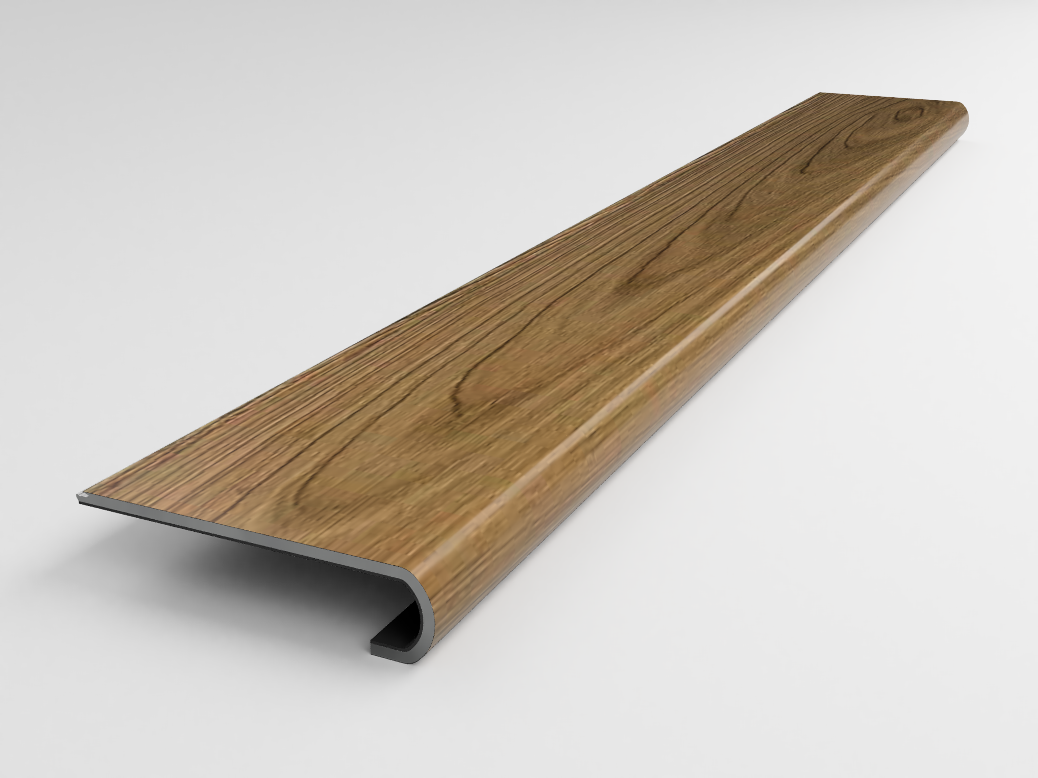 Luxury Vinyl Treads: Lifeproof Vinyl Plank Stair Nosing