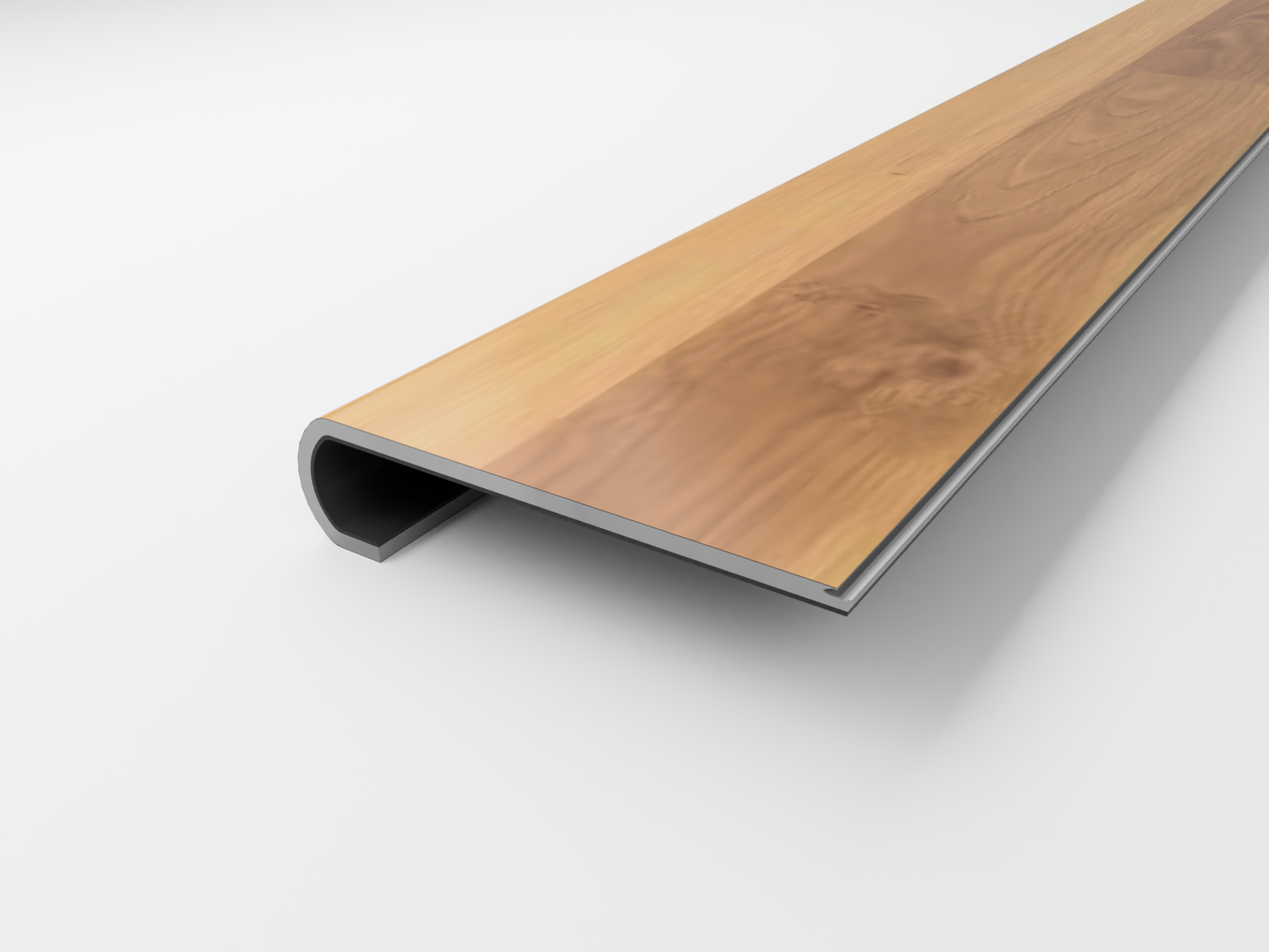 Pinecrest Place Oak Vinyl Flooring Stair Tread Nosing – Luxury Vinyl Treads